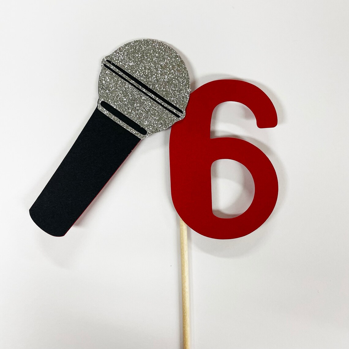 Microphone Cake Topper Rock Star Cake Topper Music Cake - Etsy