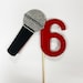 Microphone Cake Topper Rock Star Cake Topper Music Cake - Etsy