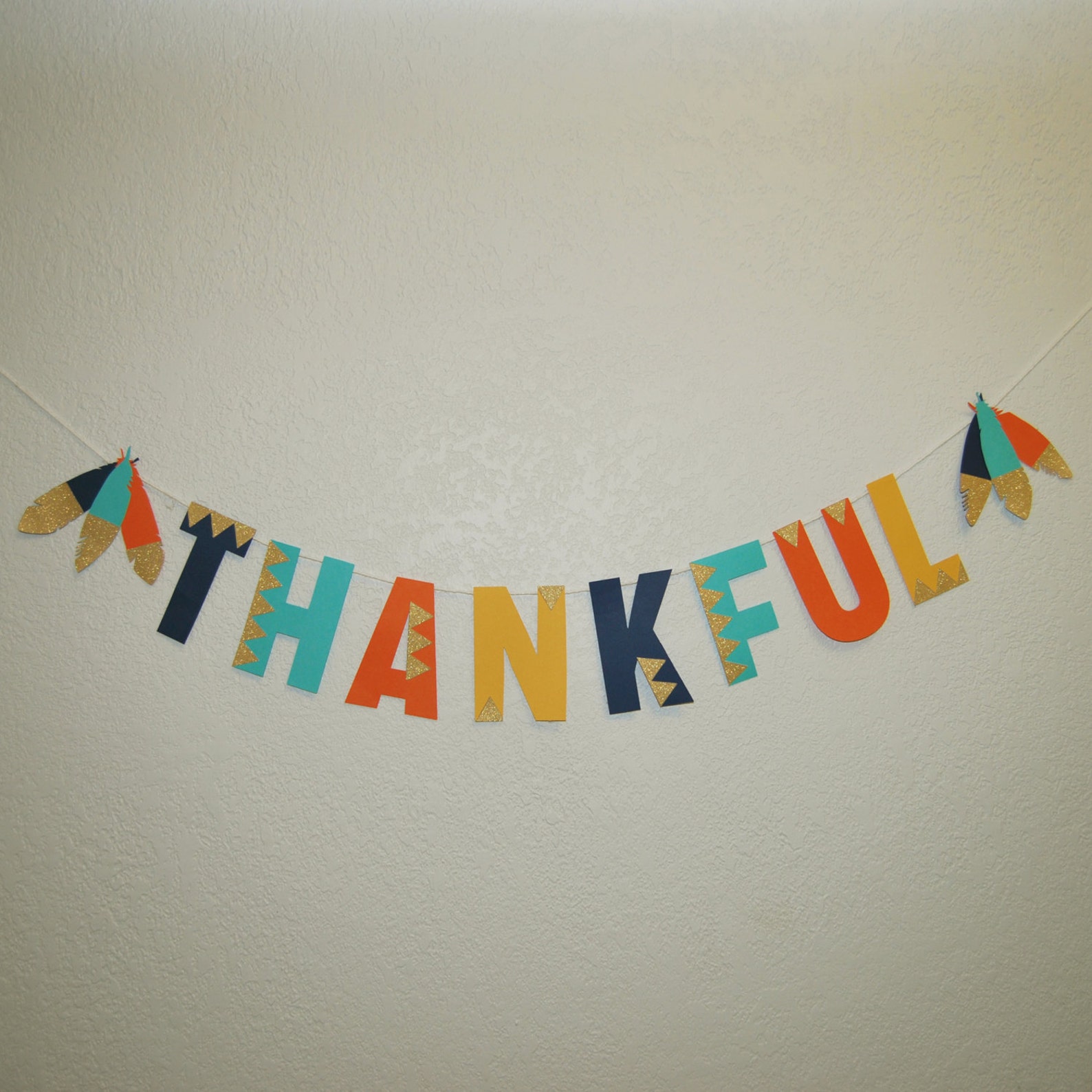 Thankful Banner Thanksgiving Banner Fall Themed Banner - Etsy