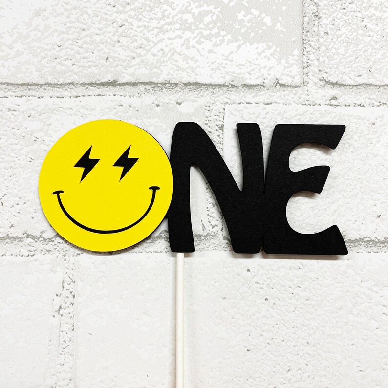 One Happy Dude Cake Topper, One Happy Dude Birthday Cake Topper, One ...