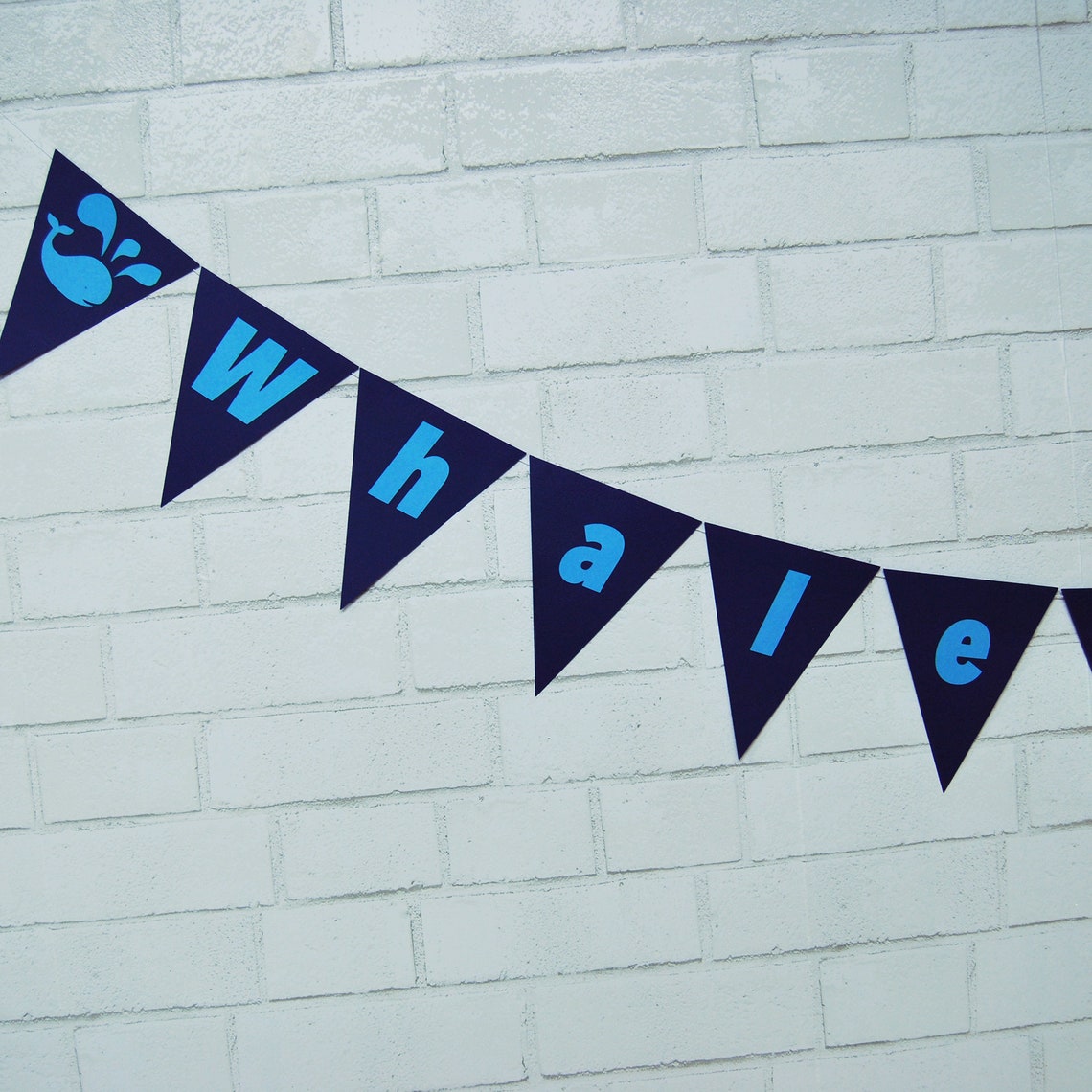Whale Birthday Banner Whale Birthday Decor Whale Party | Etsy