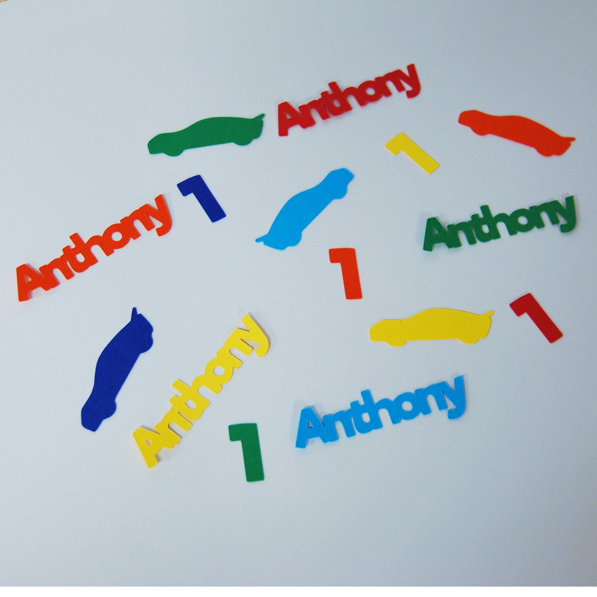 Race Car Confetti, Race Car Birthday, Race Car Party Decor, Car ...