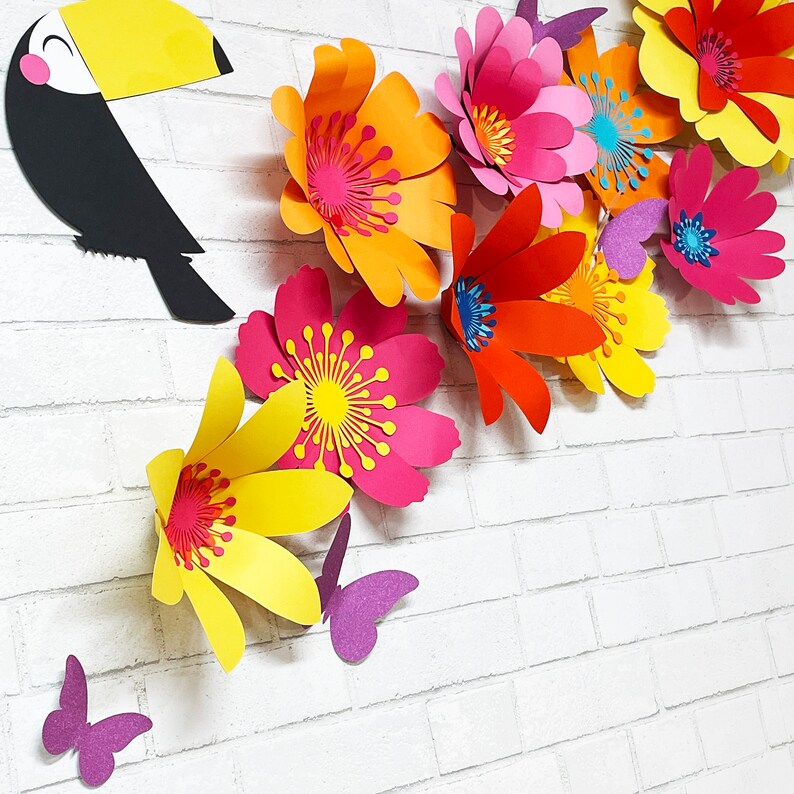 Fiesta Flower Backdrop Fiesta Flower Wall Decoration Flower - Etsy