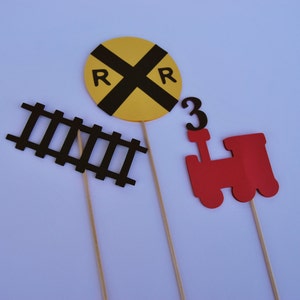 Train Party Centerpiece, Train Party Table Decor, Train Birthday Decor ...