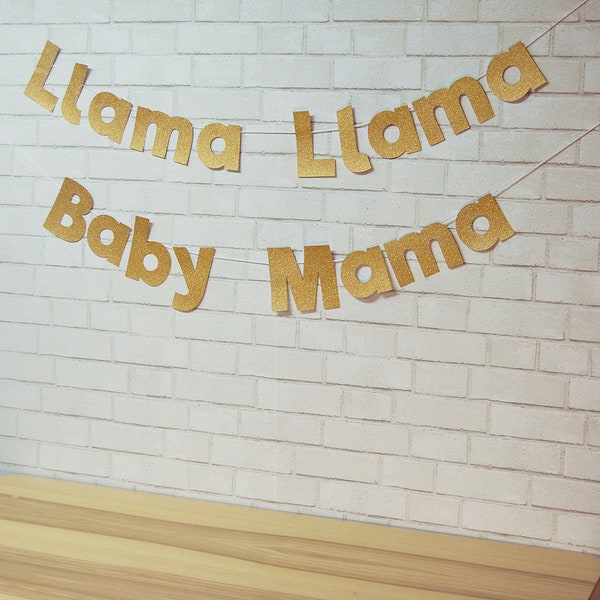 Llama Banner - Etsy