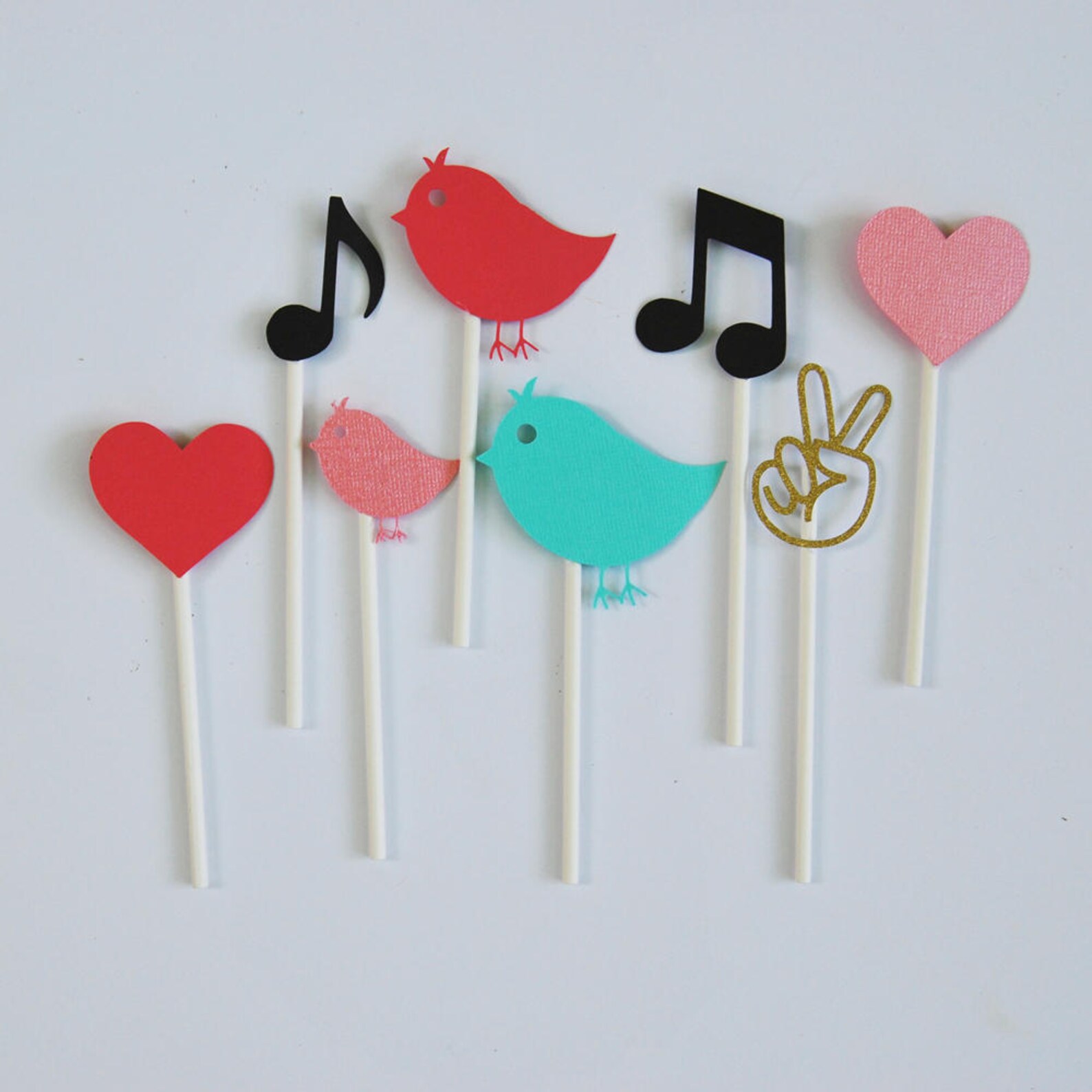 Reggae Cupcake Toppers Three Little Birds Cupcake Toppers - Etsy