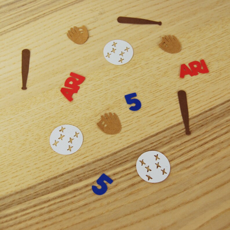 Baseball Confetti, Baseball Party Decor, Baseball Birthday Decor ...