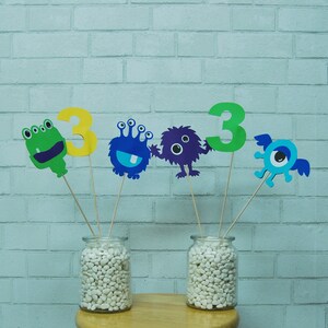 Monster Party Centerpiece, Monster Birthday Centerpiece, Monster Party ...