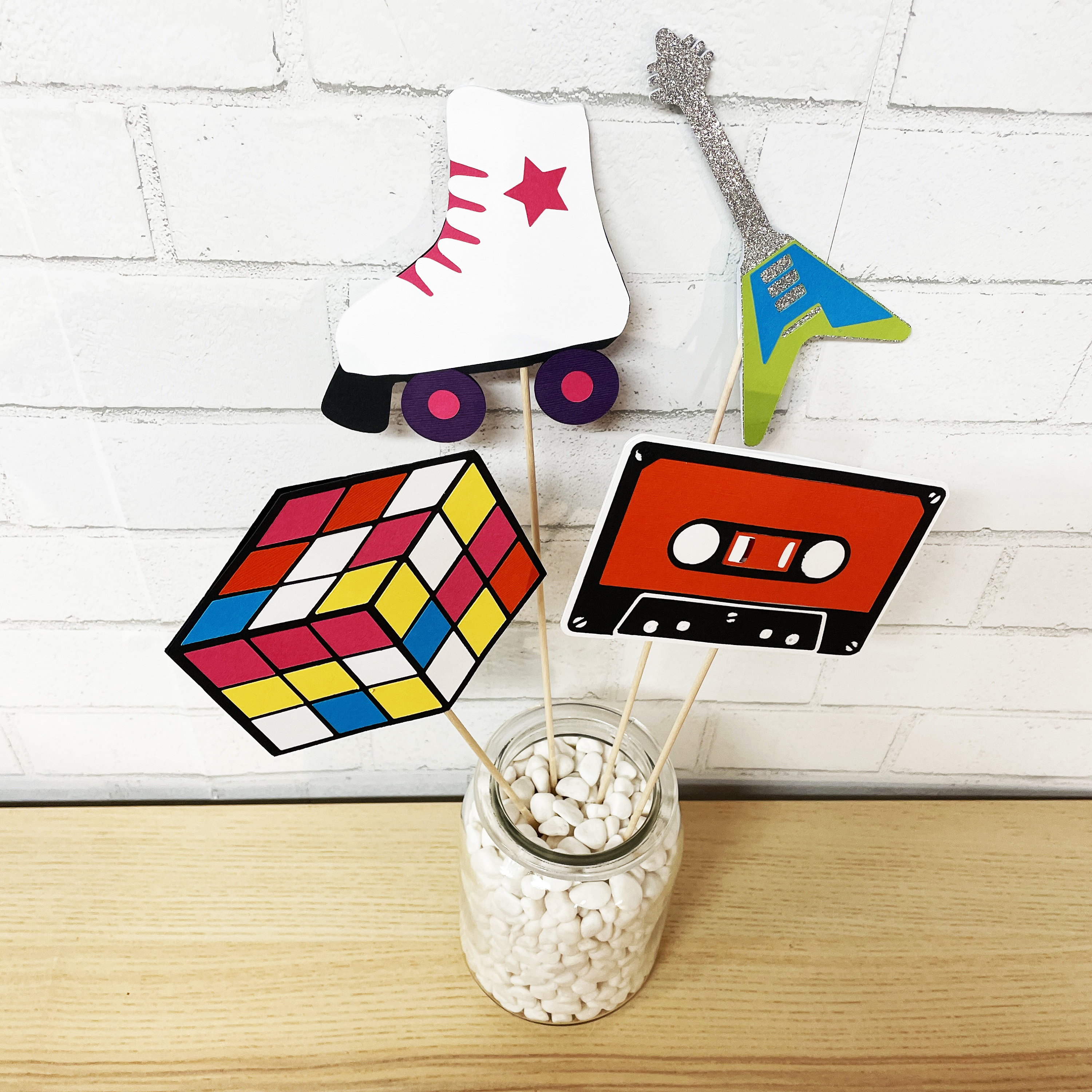 80's Party Centerpiece, 80's Birthday Centerpiece, 80's Themed Party ...