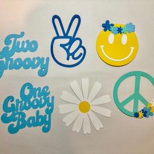 One Groovy Baby Centerpiece, One Groovy Baby, Groovy First Birthday ...