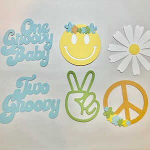 One Groovy Baby Centerpiece, One Groovy Baby, Groovy First Birthday ...