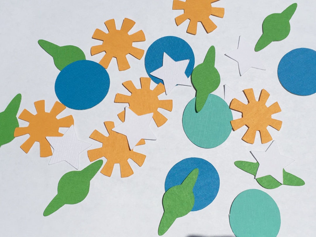 Outer Space Confetti, Solar System Confetti, Birthday Party, Astronaut ...