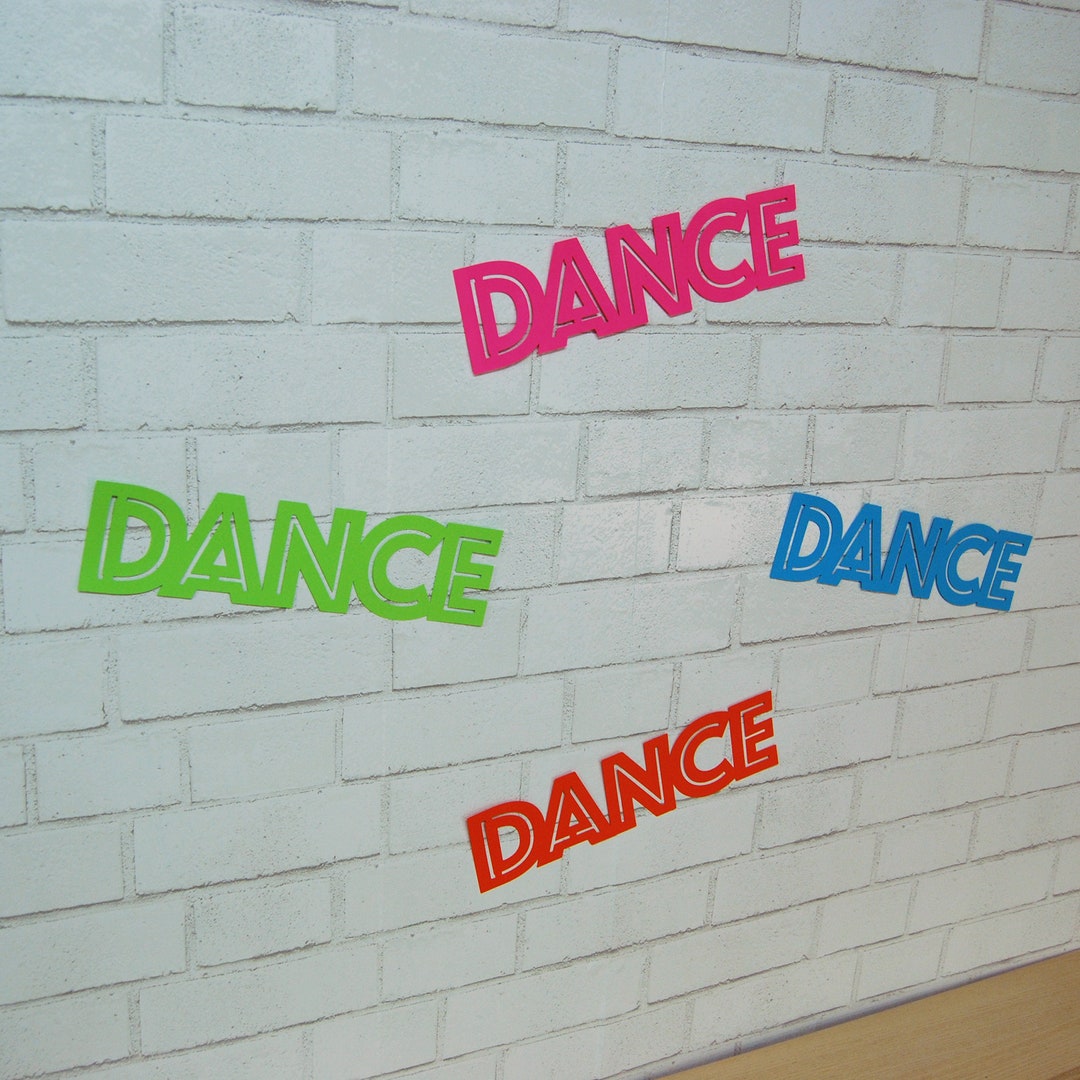 Dance Birthday Decoration, Dance Party Decor, Dance Wall Signs, Dance ...