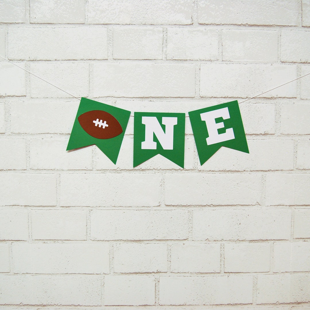 Football High Chair Banner, Football Banner, Football First Birthday ...