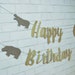 Hippo Birthday Banner, Hippopotamus Birthday Banner, Hippo Party Decor ...