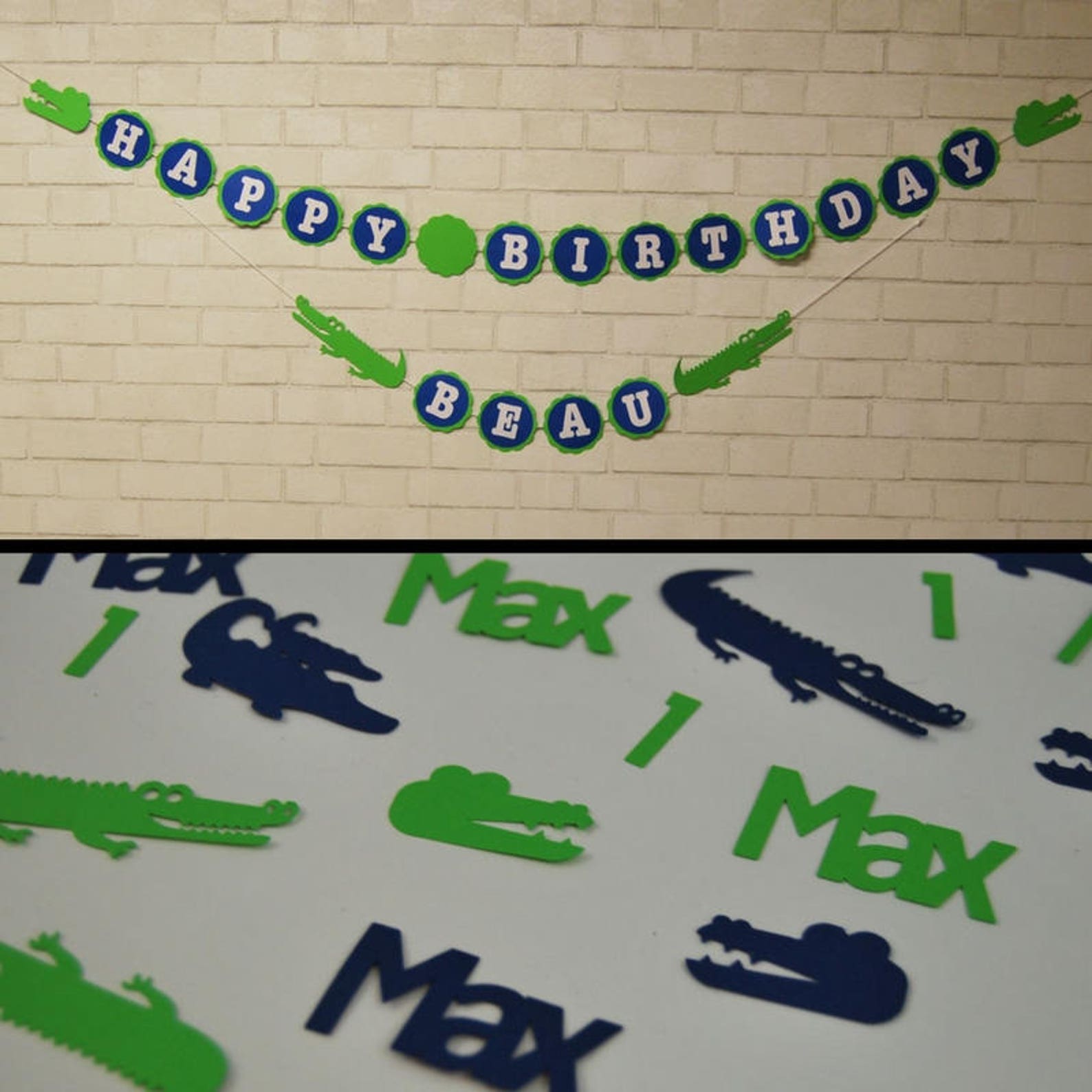 Alligator Birthday Banner Alligator Banner Alligator - Etsy
