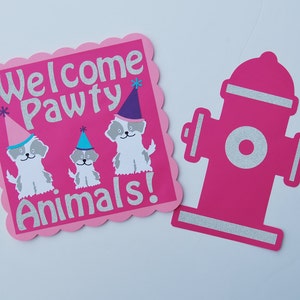 Puppy Party Sign Door Sign Doggy Sign Pawty Puppy Pawty - Etsy