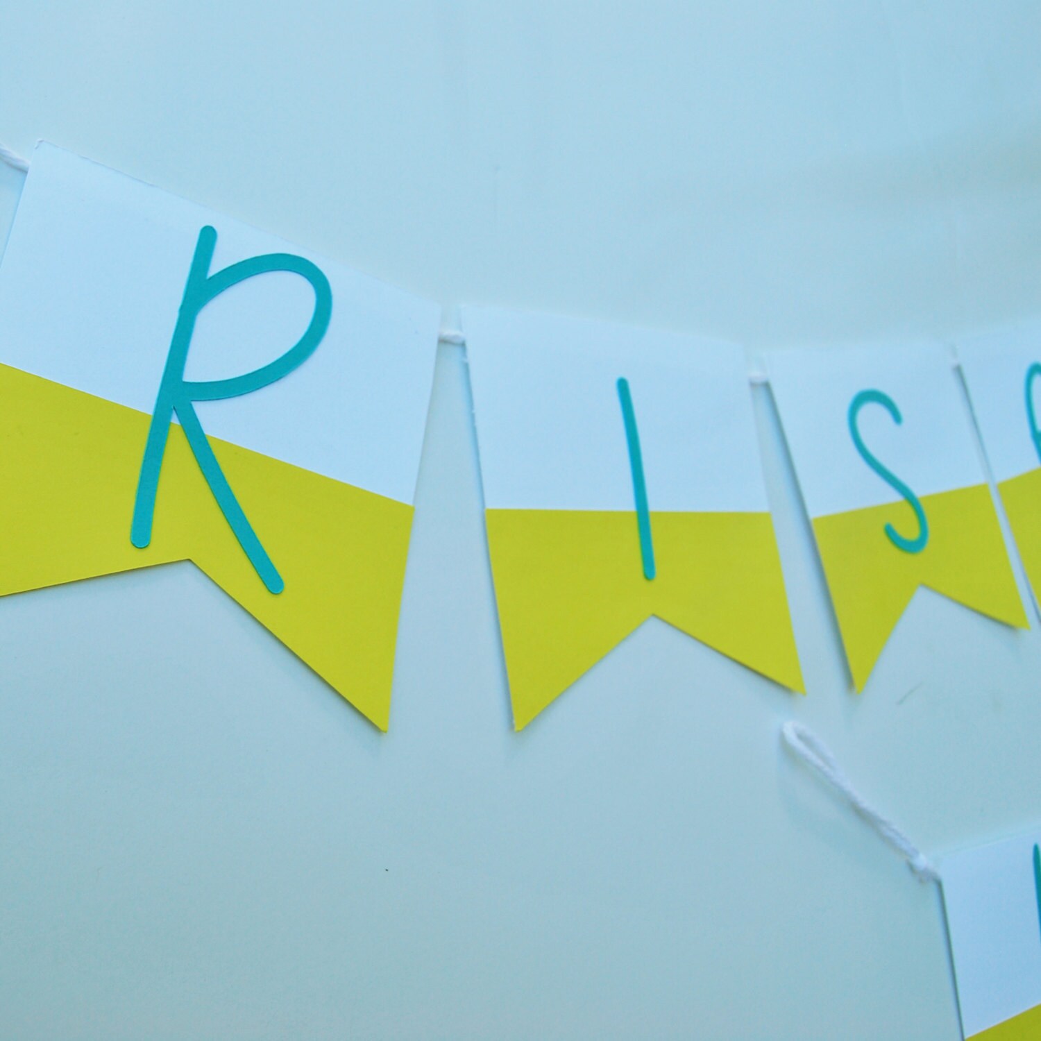 Rise and Shine Birthday Banner Pajama Party Birthday Banner - Etsy