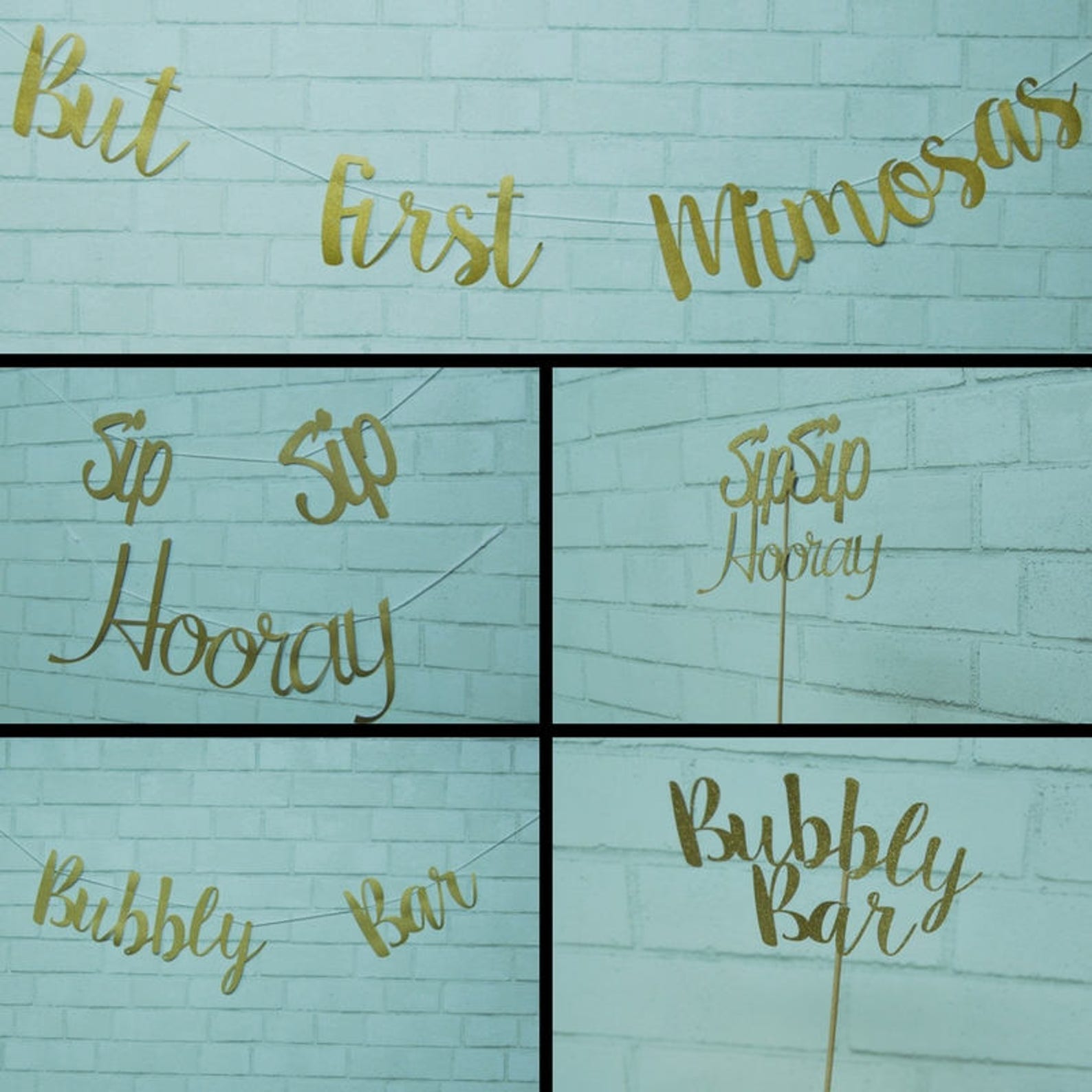 Sip Sip Hooray Banner Sip Sip Hooray Sip & See Banner | Etsy
