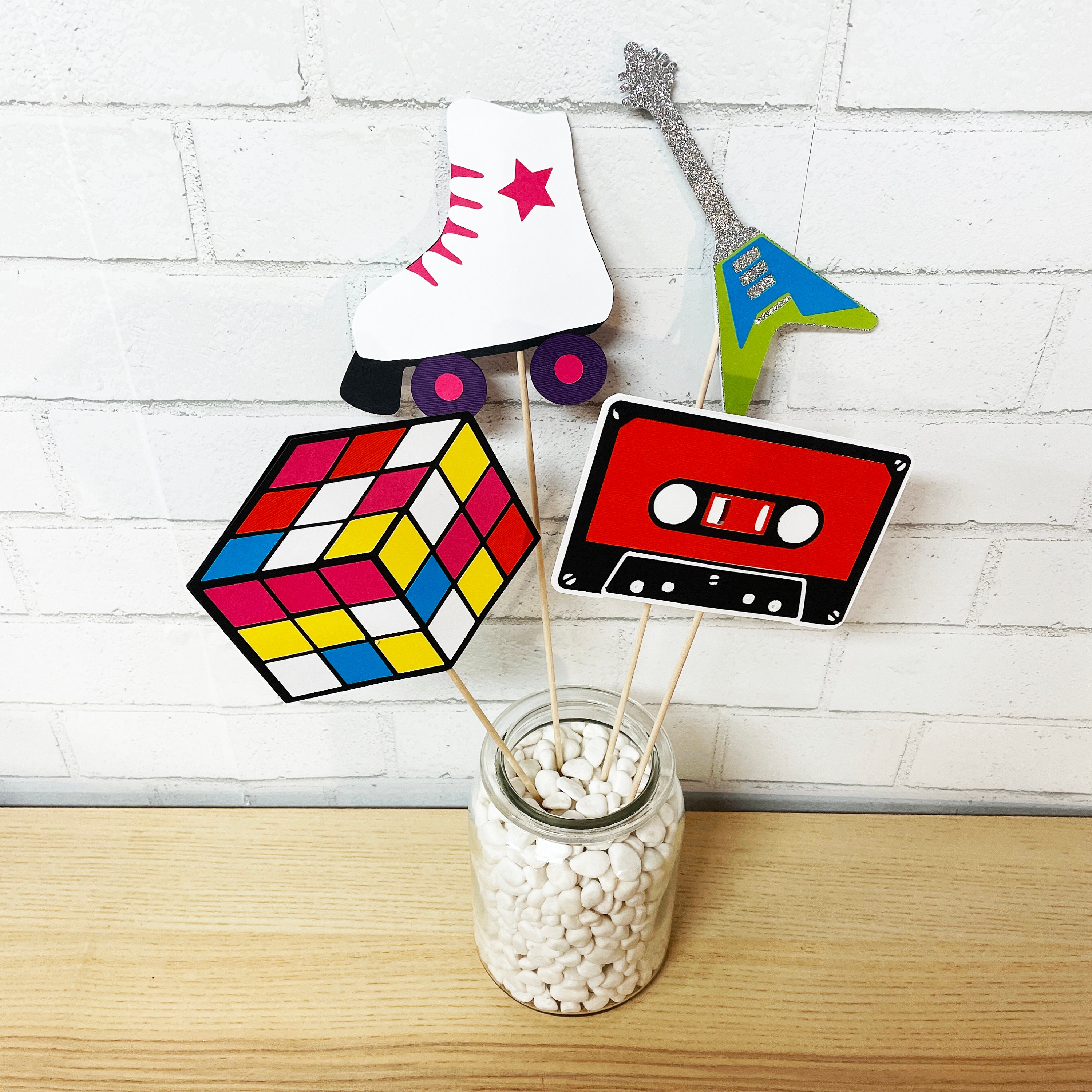 80's Party Centerpiece, 80's Birthday Centerpiece, 80's Themed Party ...