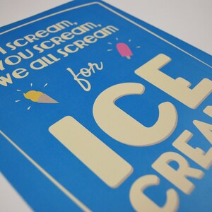 Ice Cream Party DIGITAL DOWNLOAD, I Scream You Scream We All Scream for ...