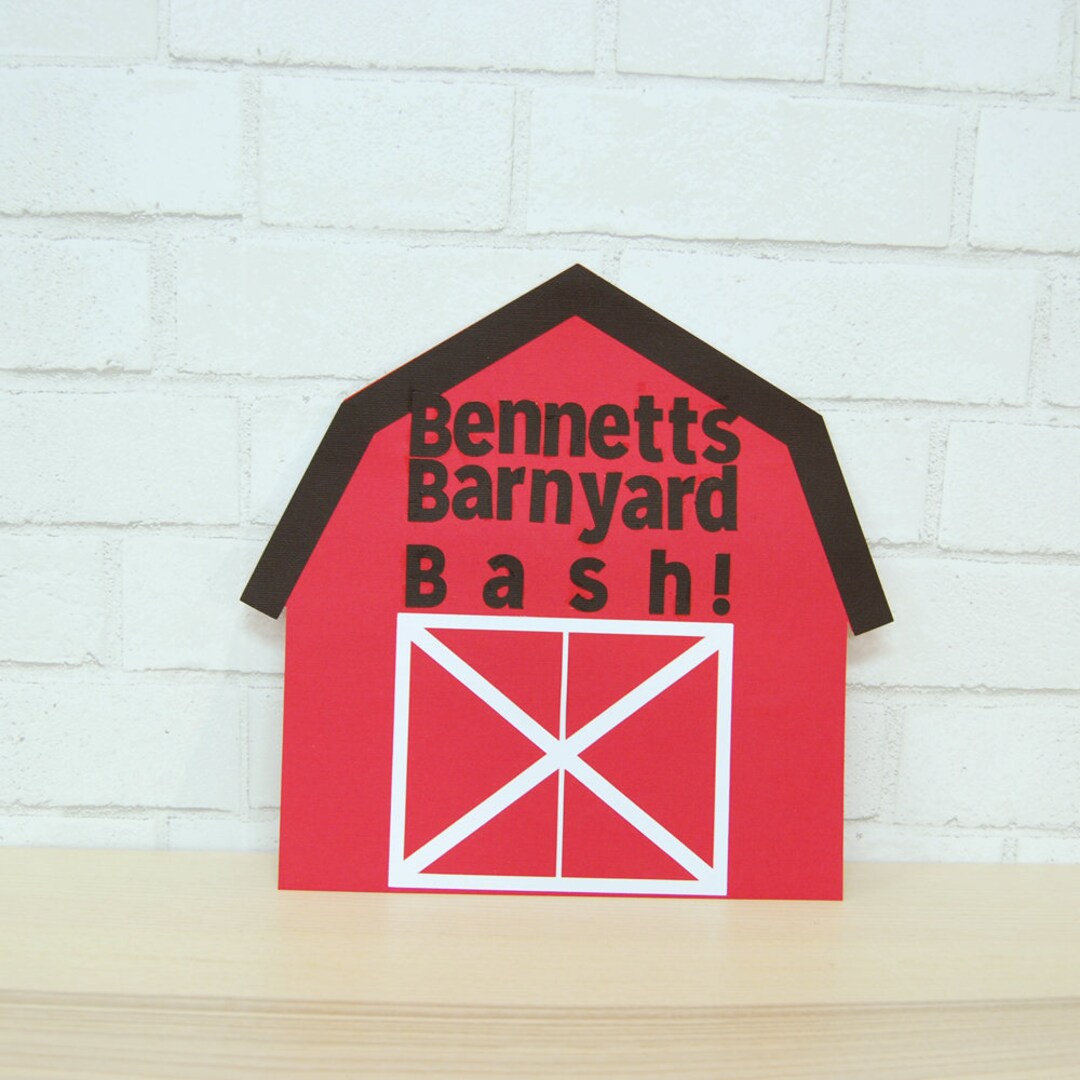Barn Birthday Sign, Barnyard Bash Sign, Farm Birthday Decor, Farm Party ...