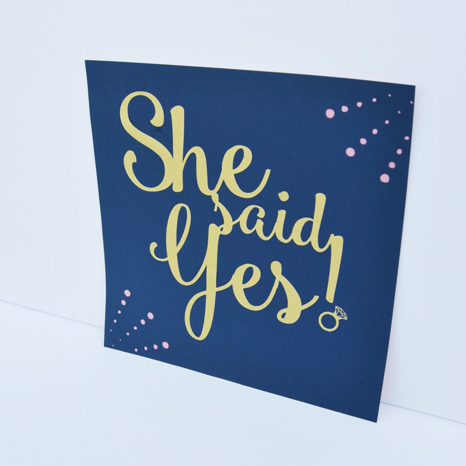 She Said Yes Sign Engagement Party Sign Engagement Party - Etsy