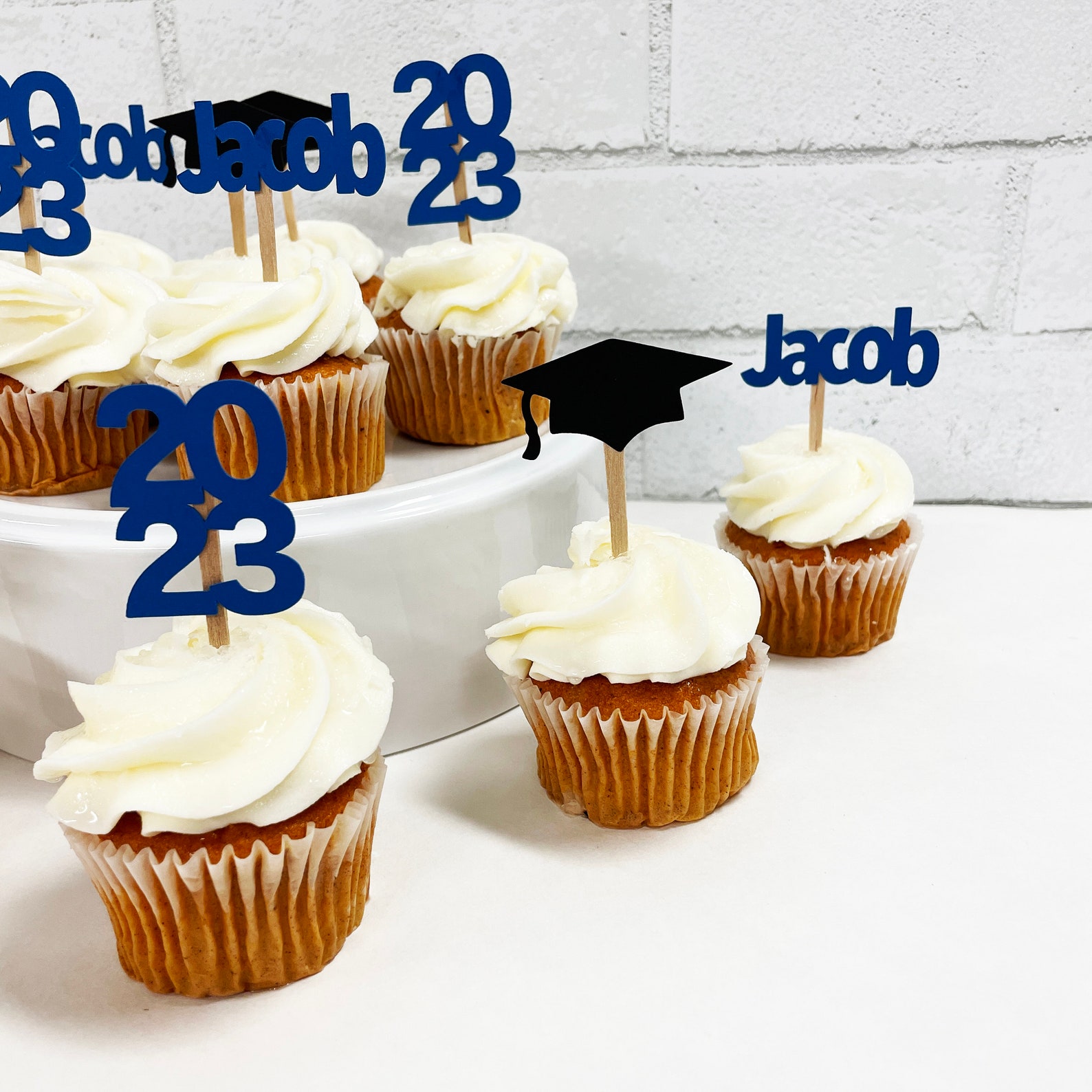 Graduation Cupcake Toppers Graduation Decorations Graduation - Etsy