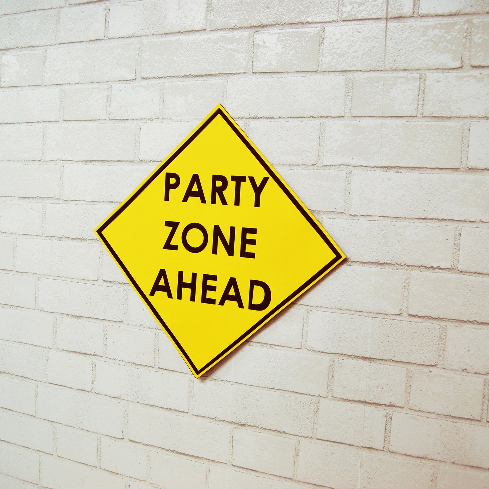 Party Zone Sign Construction Party Sign Construction | Etsy