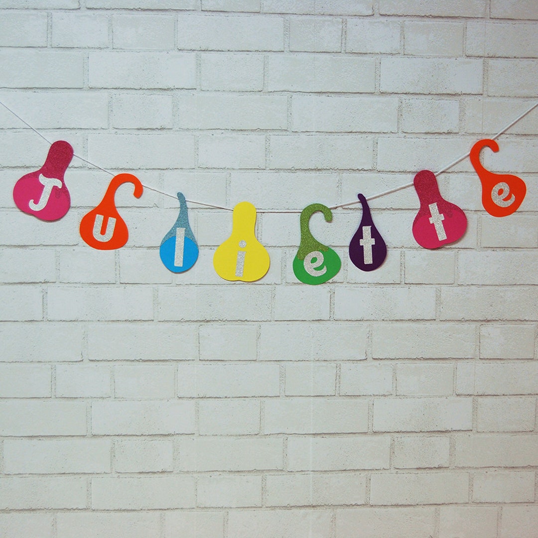 Troll Party Banner, Troll Inspired Name Banner, Gourd Name Banner ...