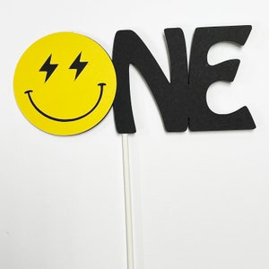 One Happy Dude Cake Topper, One Happy Dude Birthday Cake Topper, One ...