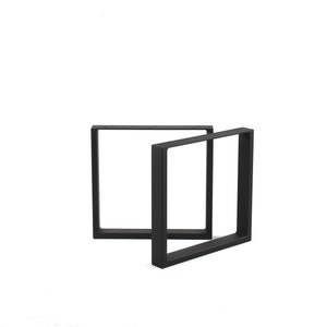 Rectangular Steel Coffee Table Legs/metal End Table Legs/black ...