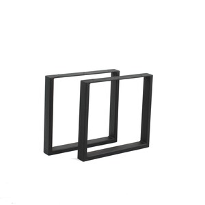 Rectangular Steel Coffee Table Legs/metal End Table Legs/black ...