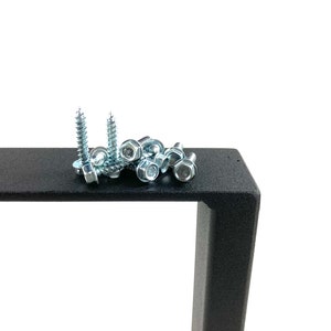 Rectangular Steel Coffee Table Legs/metal End Table Legs/black ...