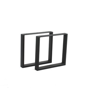 Rectangular Steel Coffee Table Legs/metal End Table Legs/black ...