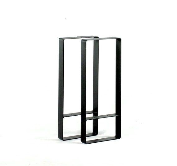 Set of 2 Heavy Duty Sofa Table Legs With Shelf Bracket made in USA Console Table Legs entry Table Legs end Table Legs powdercoat Finish Etsy