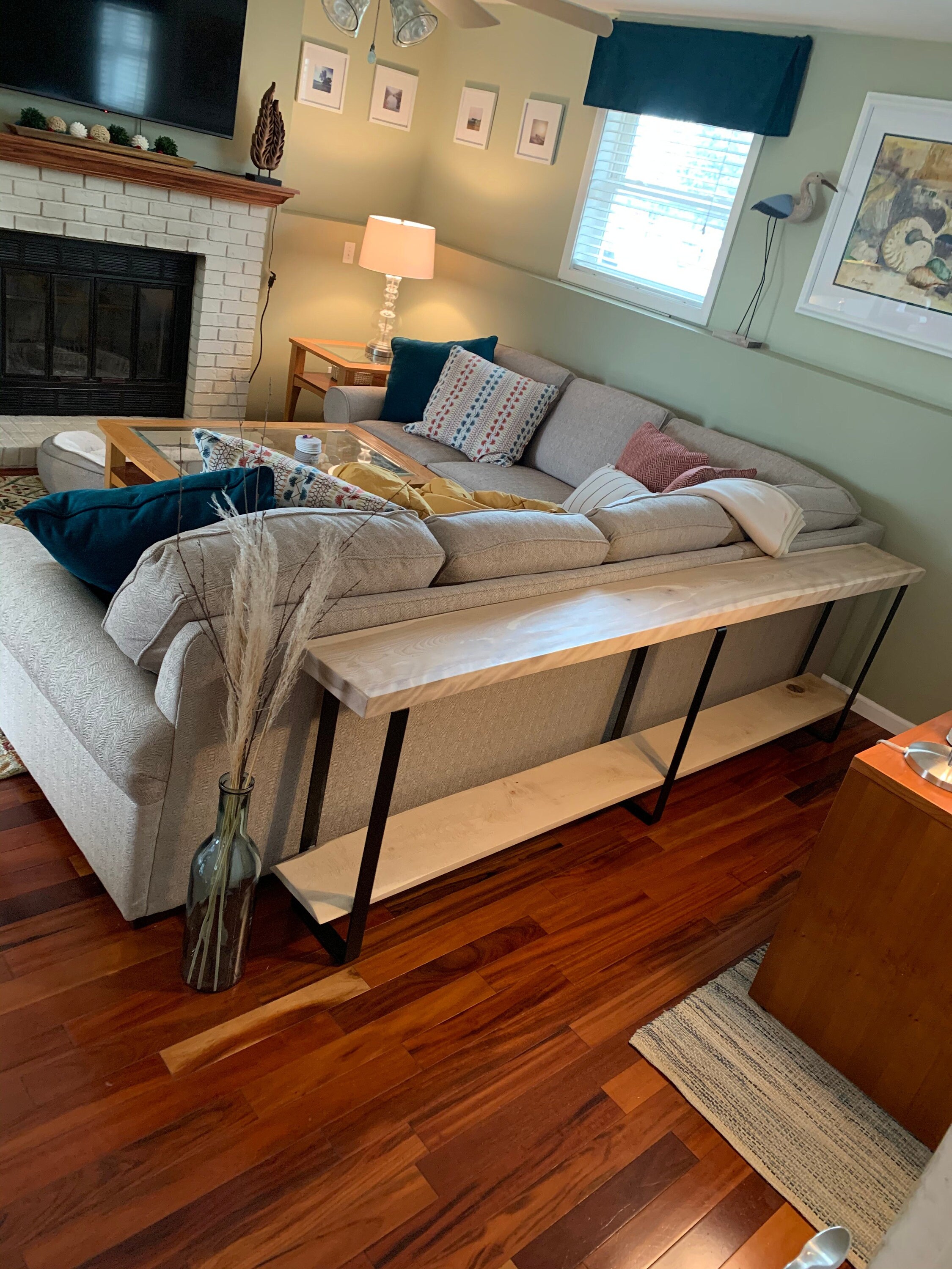 Set of 2 Sofa Table Legs With Shelf Bracket/Console Table | Etsy