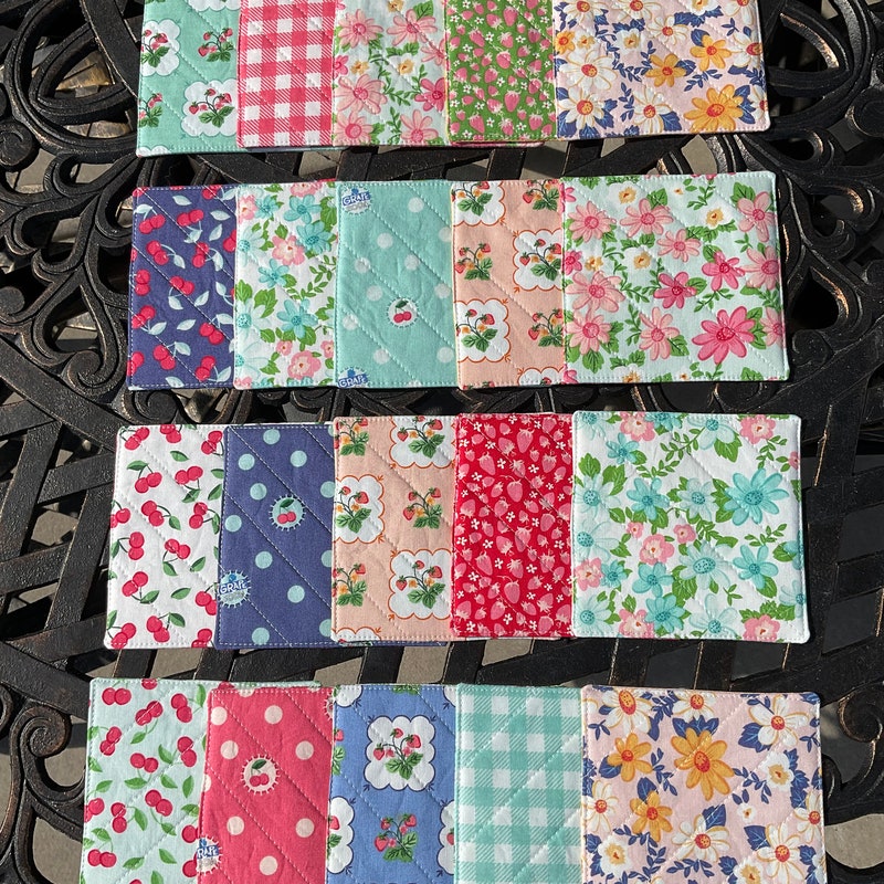 Quilted Coasters - Etsy