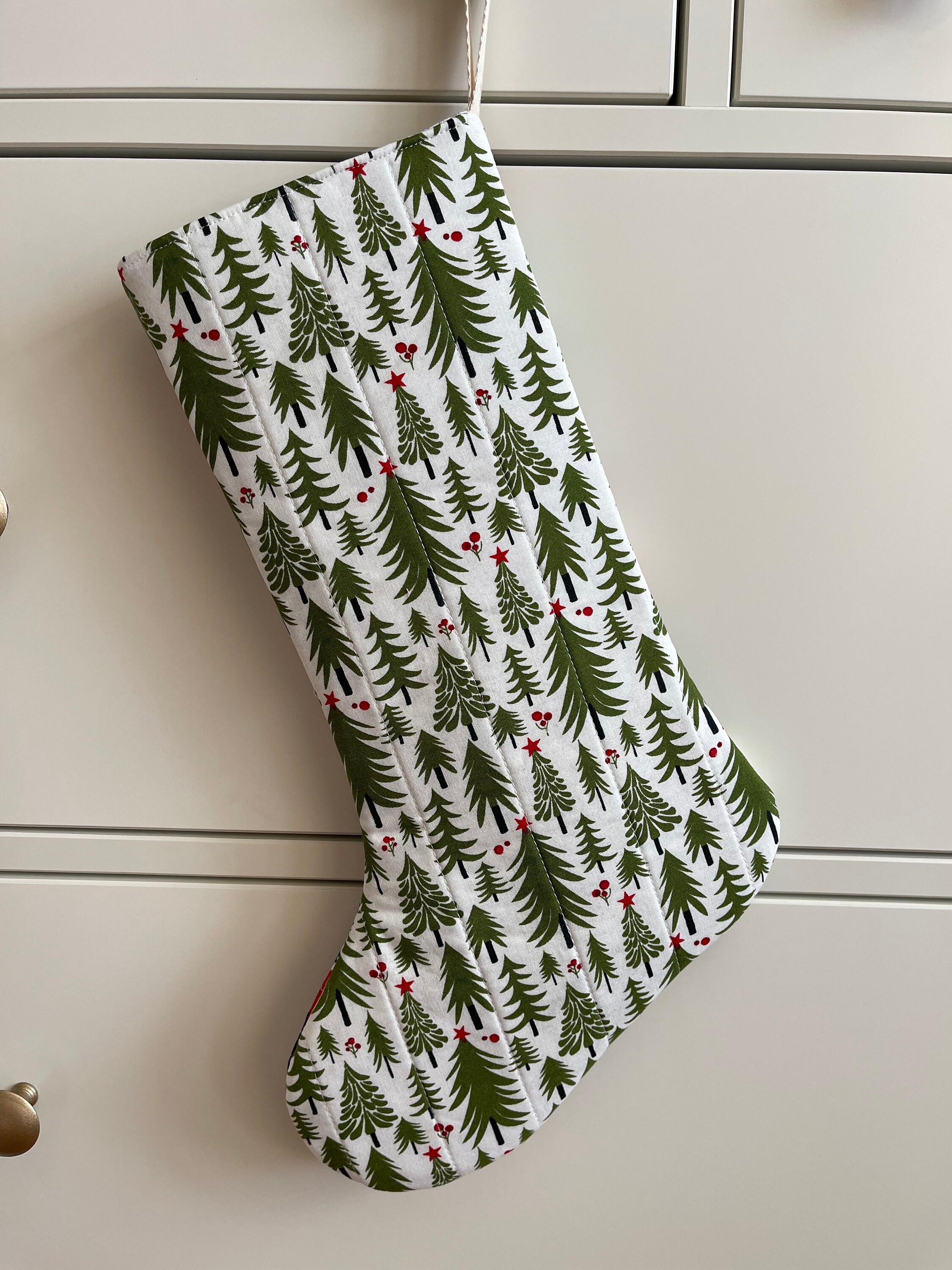 Handmade Quilted Christmas Stocking, Spooky Darlings, Ruby Star Society ...