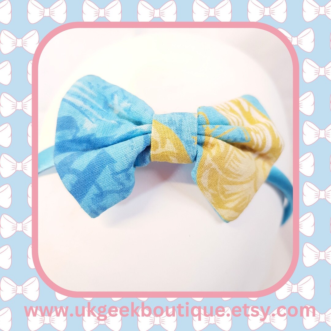Vintage Harry Potter Snitch Fabric Handmade Alice Bow Hairband - Made ...