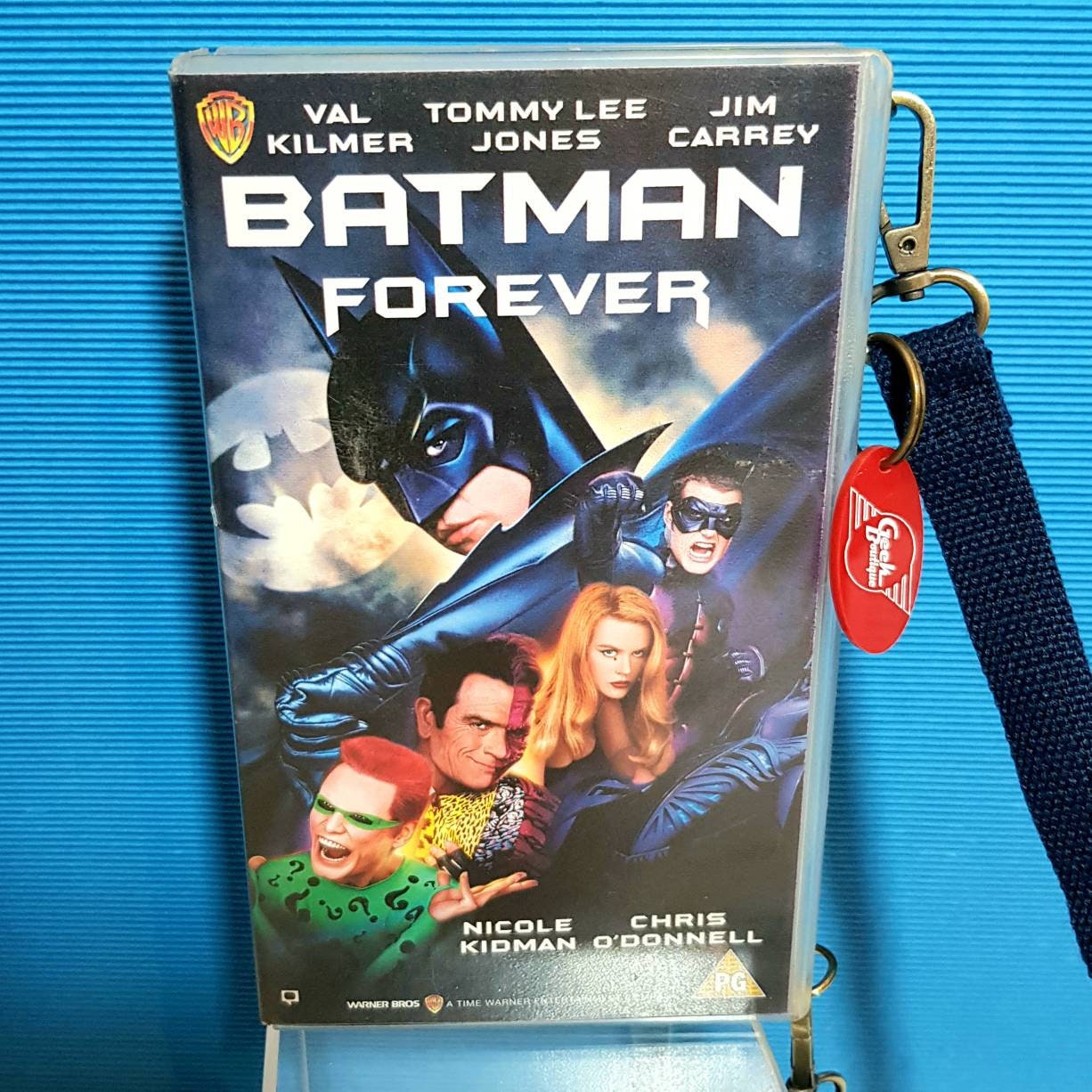 Batman Forever Film Recycled VHS Bag handmade Using Original - Etsy ...
