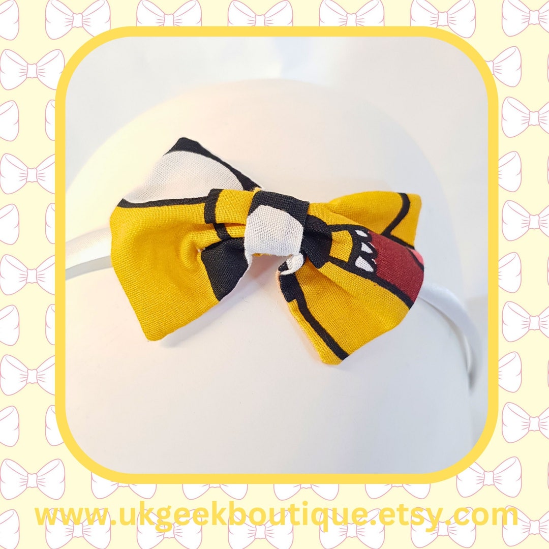 Cartoon Adventure Time Fabric Handmade Alice Bow Hairband made Using ...