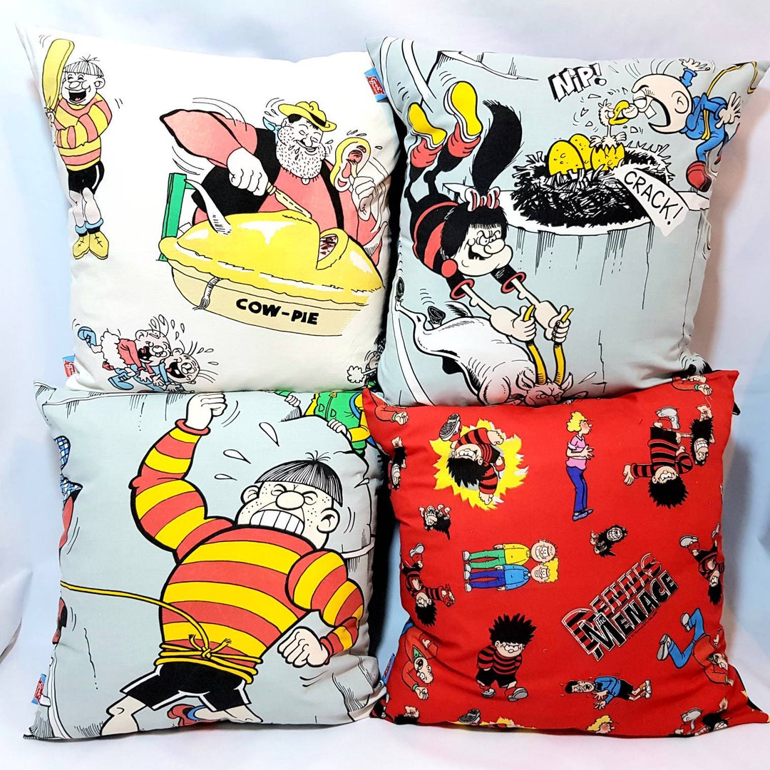 Beano Bash Street & Desperate Dan Cushion Covers (handmade With ...