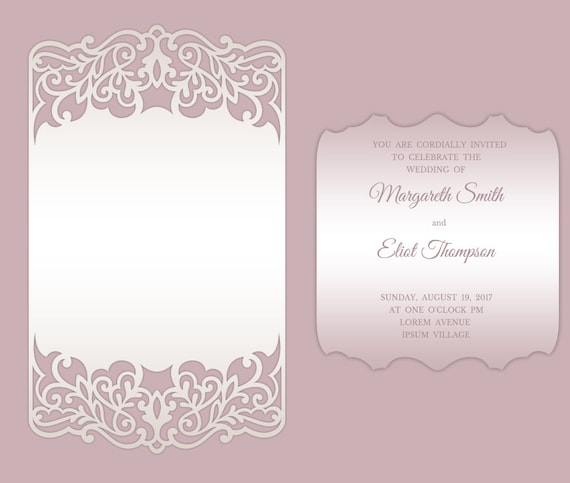 Lace Wedding Invitation Templates