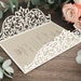 Ornamental Laser Cut Wedding Invitation Card Frame Template - Etsy