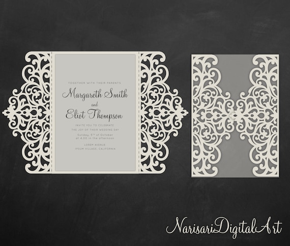 Cricut wedding invitation templates free 60 photos - Astyledwedding.com