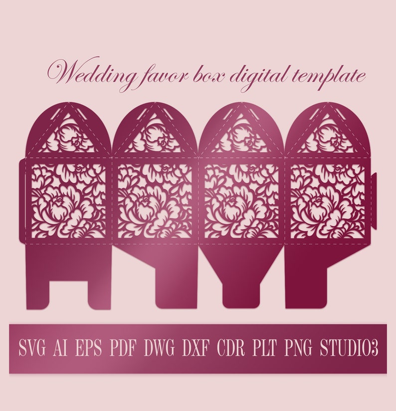 Bomboniere Laser Cut Wedding Party Favor Box Bridal Shower | Etsy