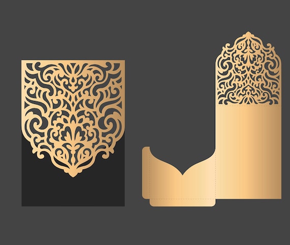 Half Fold Invitation Template