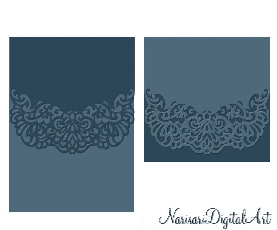 5x5'' 5x7'' Half Fold Wedding Invitation Card | Etsy