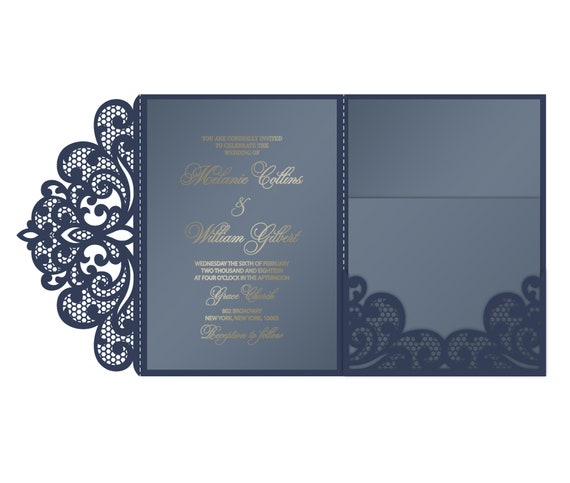 Invitaciones De Boda Silueta Cameo Svg